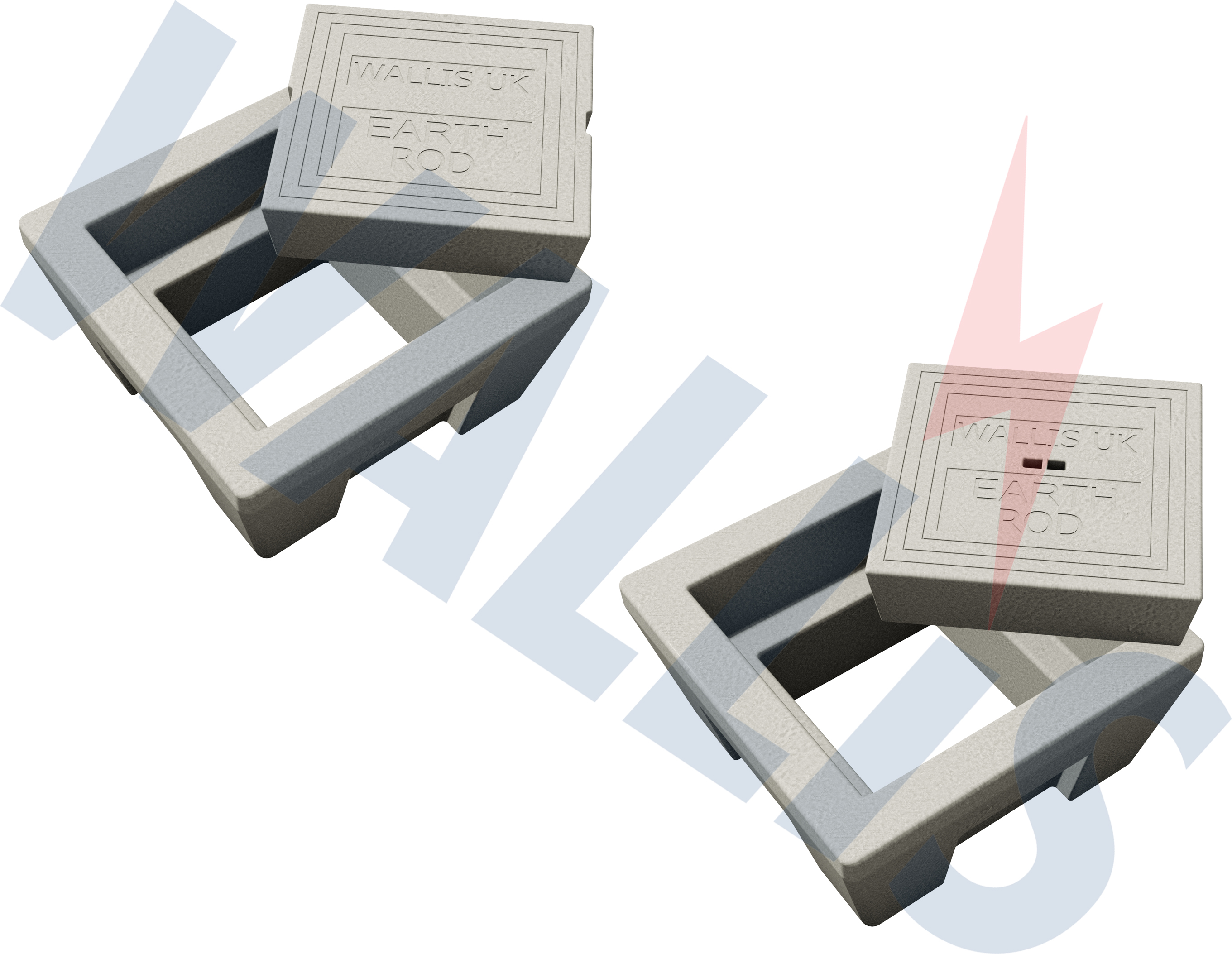 Concrete Earth Inspection Housing - AN Wallis