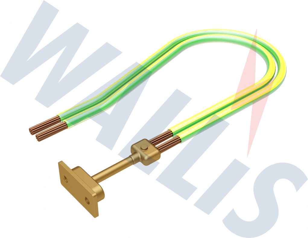 Earth Bonding Points with Double Pre-welded Tails - Earthing - AN Wallis