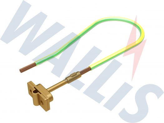 Earth Bonding Points with 1 x Pre-welded Tail & Front Plate - Earthing ...