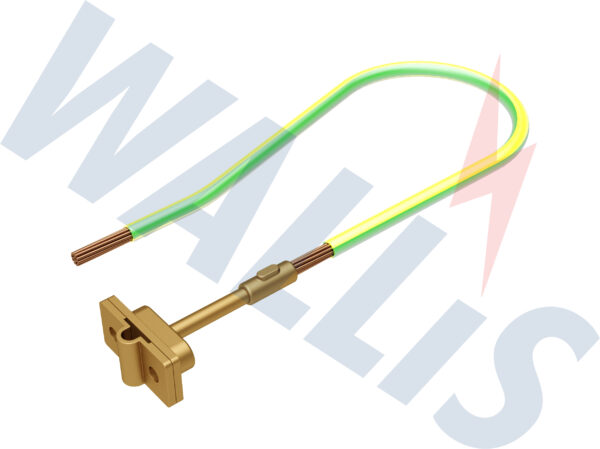 Earth Bonding Points with 1 x Pre-welded Tail & Front Plate - Earthing ...