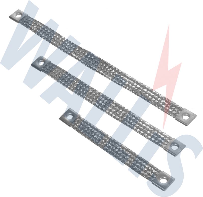 Tinned Flexible Copper Braid Bonds - Earthing - AN Wallis