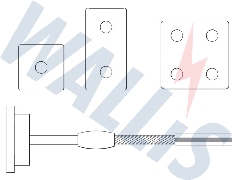 Earth Bonding Points with Pre-welded Tails - Earthing - AN Wallis