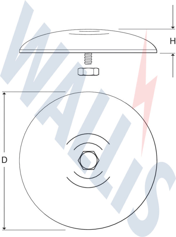 Strike Pads - Lightning Protection, Strike Pads - AN Wallis