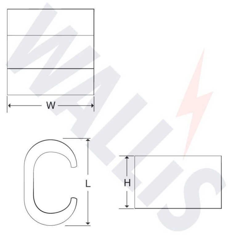 'C' Crimp Connectors | AN Wallis