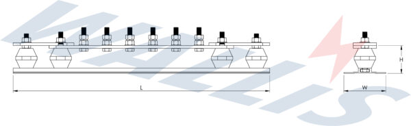 Earth Bars with Double Disconnecting Links - Earth Bars, Earthing - AN ...