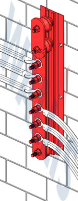 Earth Bars with Single Disconnecting Link - Earth Bars, Earthing - AN ...