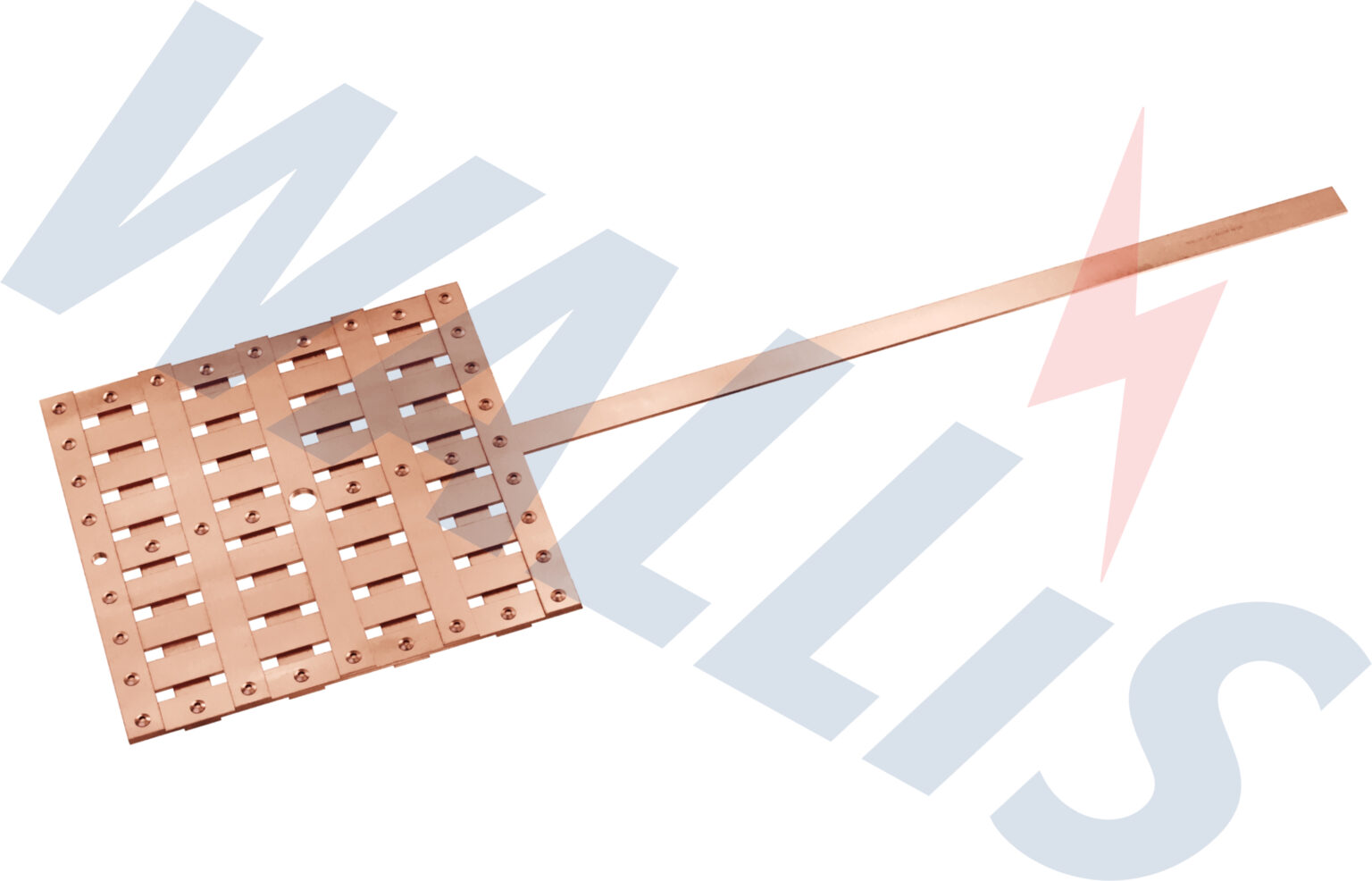 Solid Copper Lattice Mat with Copper Tail - AN Wallis