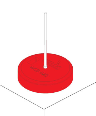 Round Concrete Air Terminal Base - Air Rods, Free-Standing Air Terminal ...